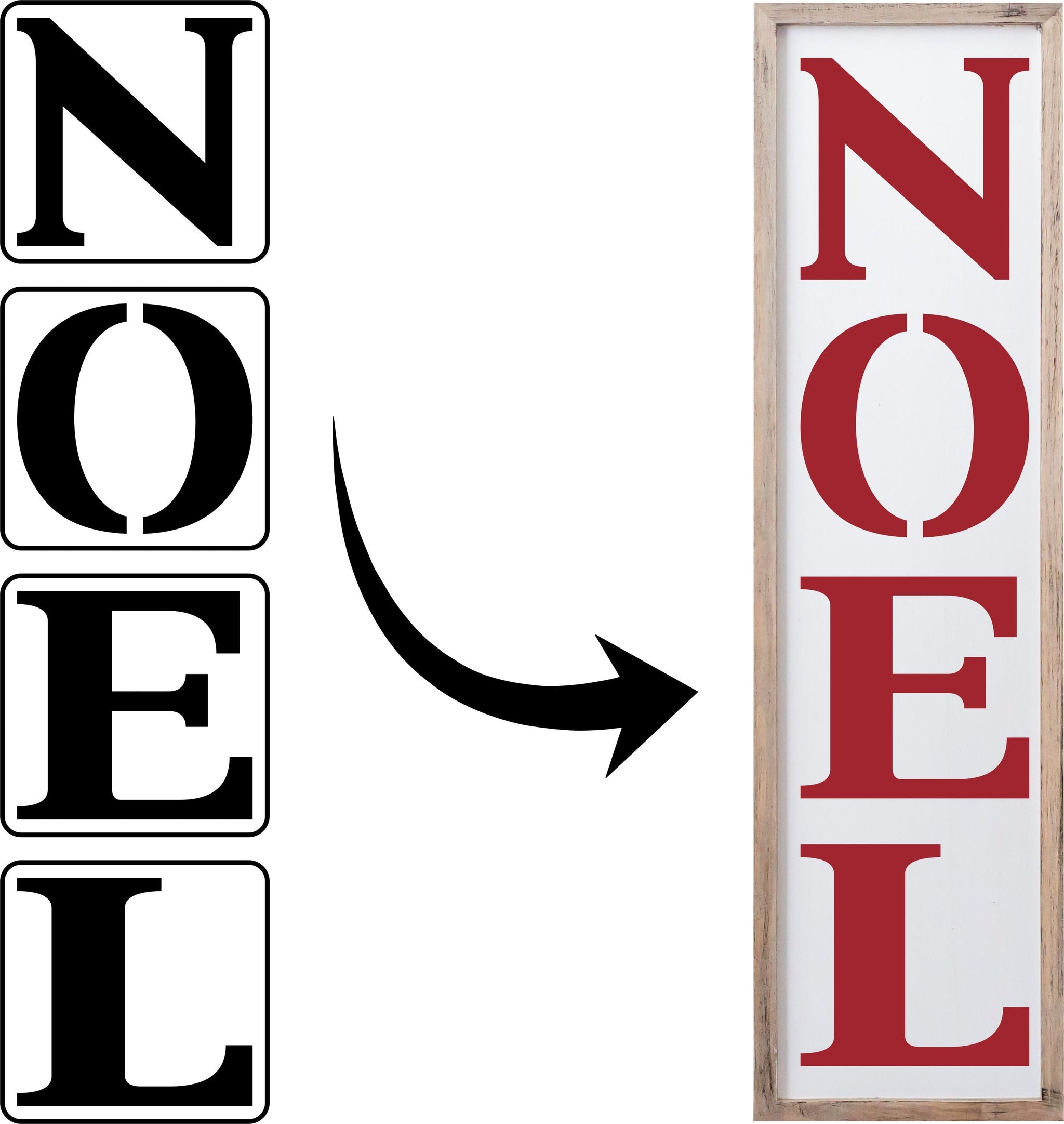 Noel Sign | JRV Stencils – Shangri-La Lane LLC
